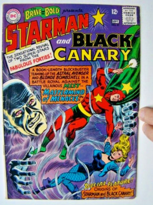 Brave and the Bold #61 Origin Starman & Black Canary DC Comics 1965 VG ...