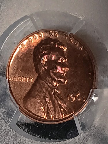 63 1 Cent Coin Proof Dye No Mint Mark Double Die Obverse PCGS PR 64 Bu ...
