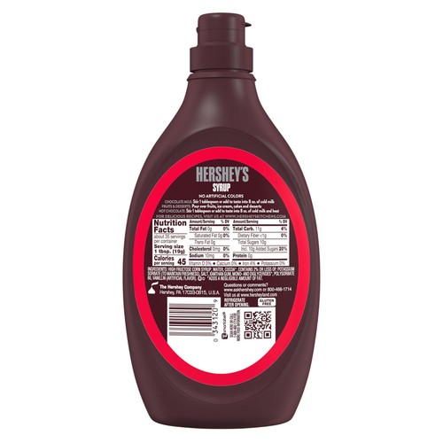 HERSHEY'S Chocolate Syrup Bottle 24 oz | eBay