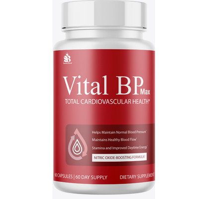 Vital BP Max- Healthy Blood Flow Supplement, Heart Health Support- 60 ...
