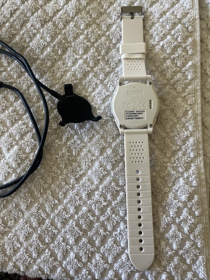 Bushnell Golf Excel Watch White GPS/Range Finders With Charger | eBay