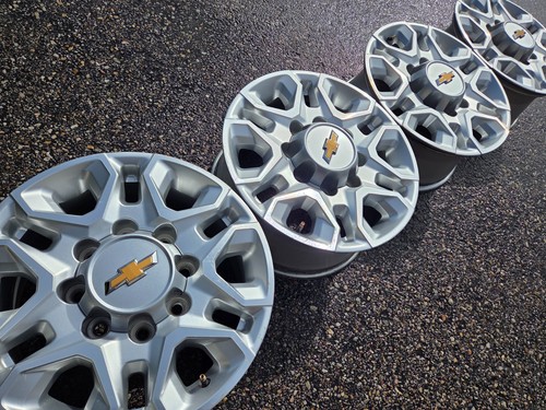 18" CHEVROLET SILVERADO 2500 HD CHEVY OEM FACTORY STOCK WHEELS RIMS ...