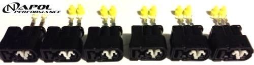 TOYOTA SUPRA SOARER ARISTO IGNITION COIL CONNECTORS CLIPS 1JZ 2JZ MK4 ...