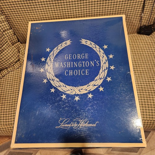 Bates George Washingtons Choice Antique White Double Size Bedspread ...