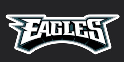 PHILADELPHIA EAGLES Logo Sticker Bat Stickers Car NFL Football Decal | eBay