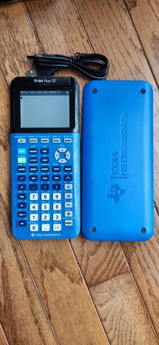 Texas Instruments TI-84 Plus CE Bionic Blue Graphing Calculator Slide ...
