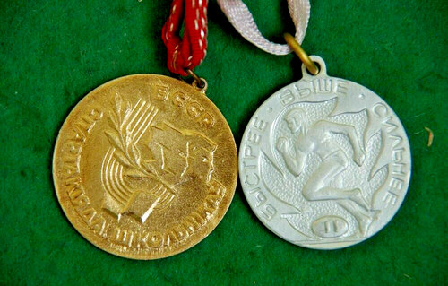 Vintage Beautiful Medal Sports 2 pieces | eBay