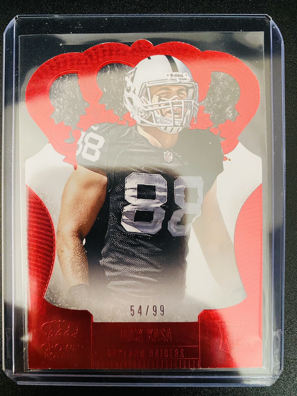 2013 Panini Crown Royale Red Die-Cut Nick Kasa #176 Rookie RC SP /99 ...