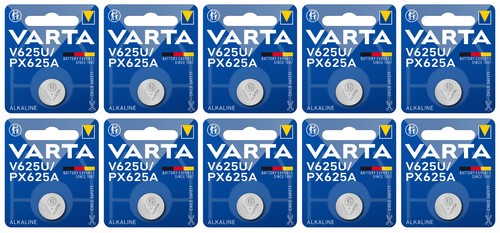 10 VARTA V625U PX625A LR9 KX625 CA16 PX625 MR9 Button Cell Tablet ...