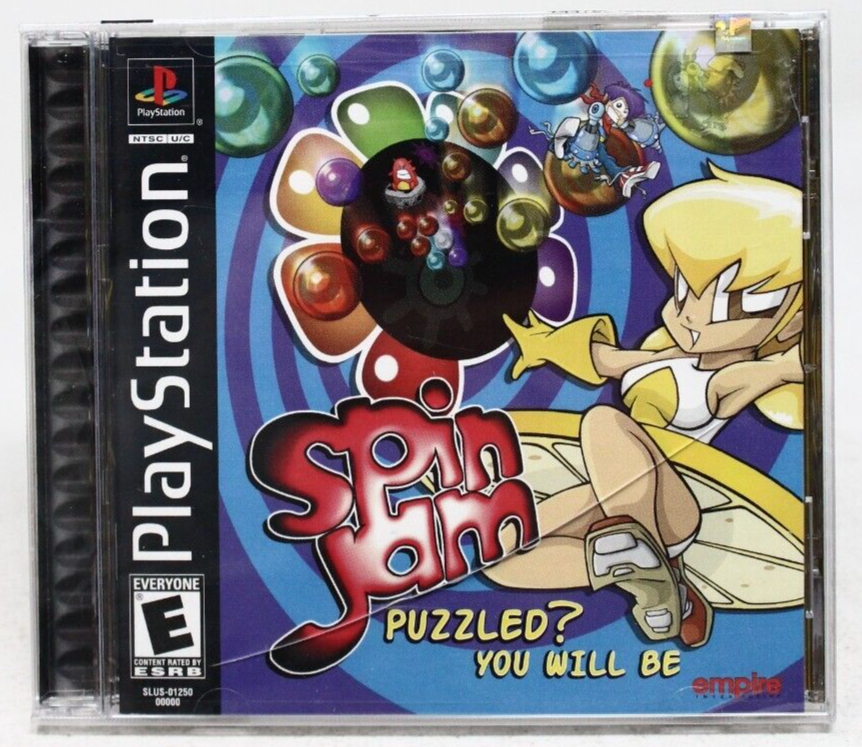 Spin Jam (Sony PlayStation 1, 2000 PS1) - New Sealed - See desc ...
