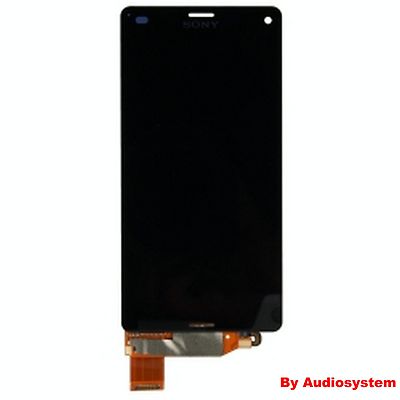 DISPLAY+ TOUCH SCREEN per SONY XPERIA Z3 MINI COMPACT D5803 NERO VETRO ...