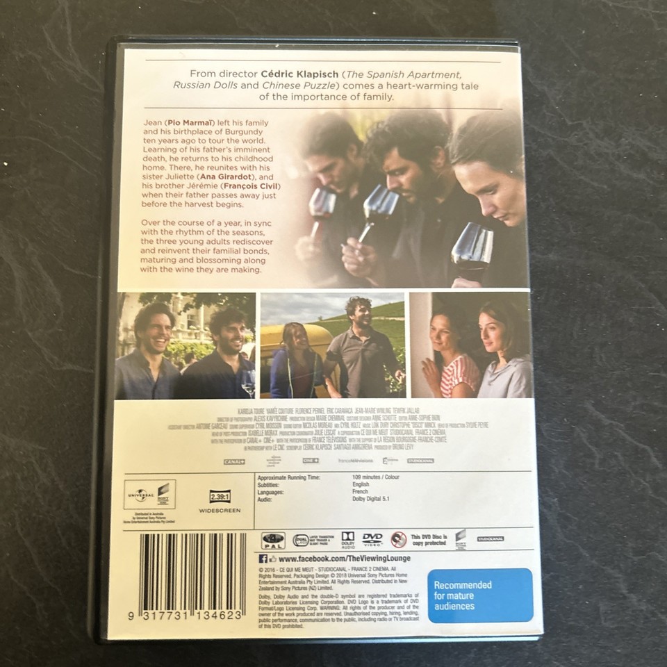 Back to Burgundy (2017, DVD, Region 4, VG) | eBay Australia