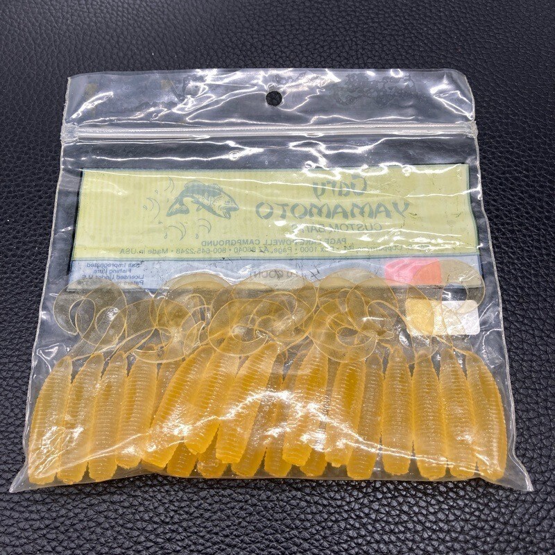 812130 New Gary Yamamoto 4 inch Single Tail Grub 20 pieces GARY ...