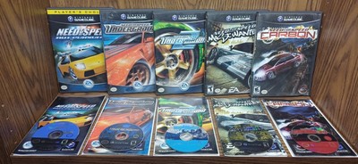 Need For Speed Nintendo Gamecube CIB Authentic Black Label Master Set 5 ...