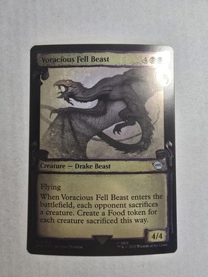 Voracious Fell Beast (Showcase Scrolls) Universes Beyond: the Lord of ...