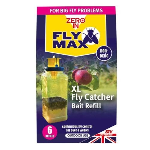 Zero In Fly Max XL Fly Catcher Refill Attracts Insect Bug Flies Trap Bait Ready | eBay