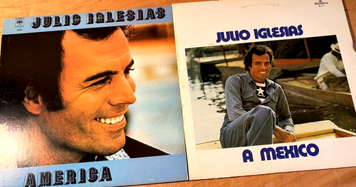 LOT 2 JULIO IGELESIAS LPS-A MEXICO & AMERICA 1975/80 LOVELY SPANISH ...
