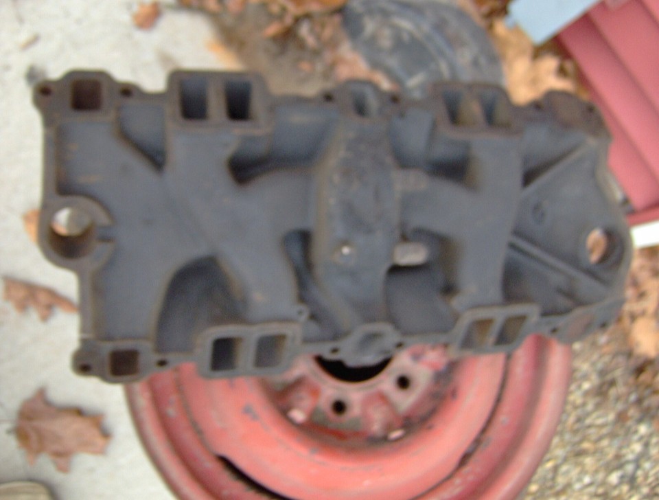 1957 57 corvette chevy bel air 150 210 nomad 283 4 barrel intake ...