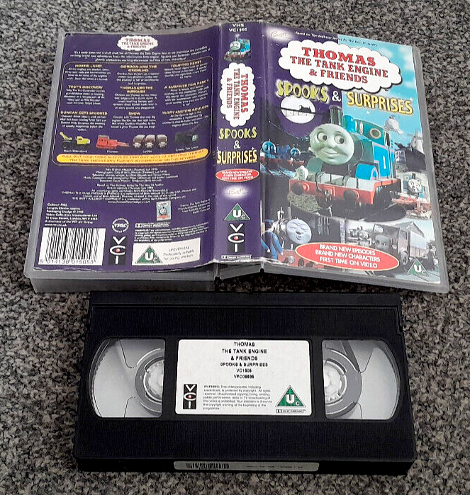 THOMAS THE TANK ENGINE & FRIENDS SPOOKS & SURPRISES PAL VHS VIDEO KIDS ...