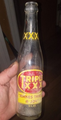 OLD TRIPLE XXX COLA BOTTLE HARD TO FIND | eBay