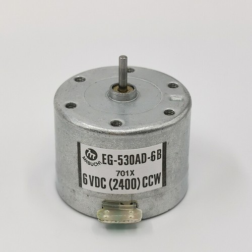 EG-530AD-6B DC 6V 2400RPM CCW Tape Deck Recorder Audio Motor Round ...
