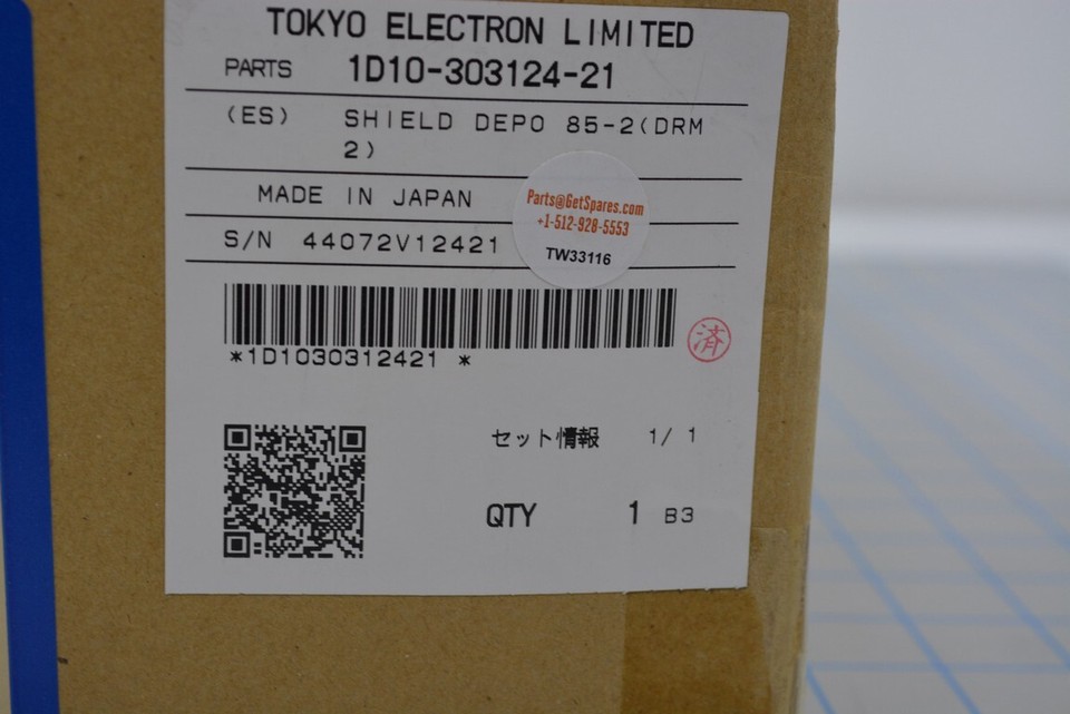 1D10-303124-21 / SHIELD DEPO 85-2 (DRM2) / TOKYO ELECTRON TEL | eBay