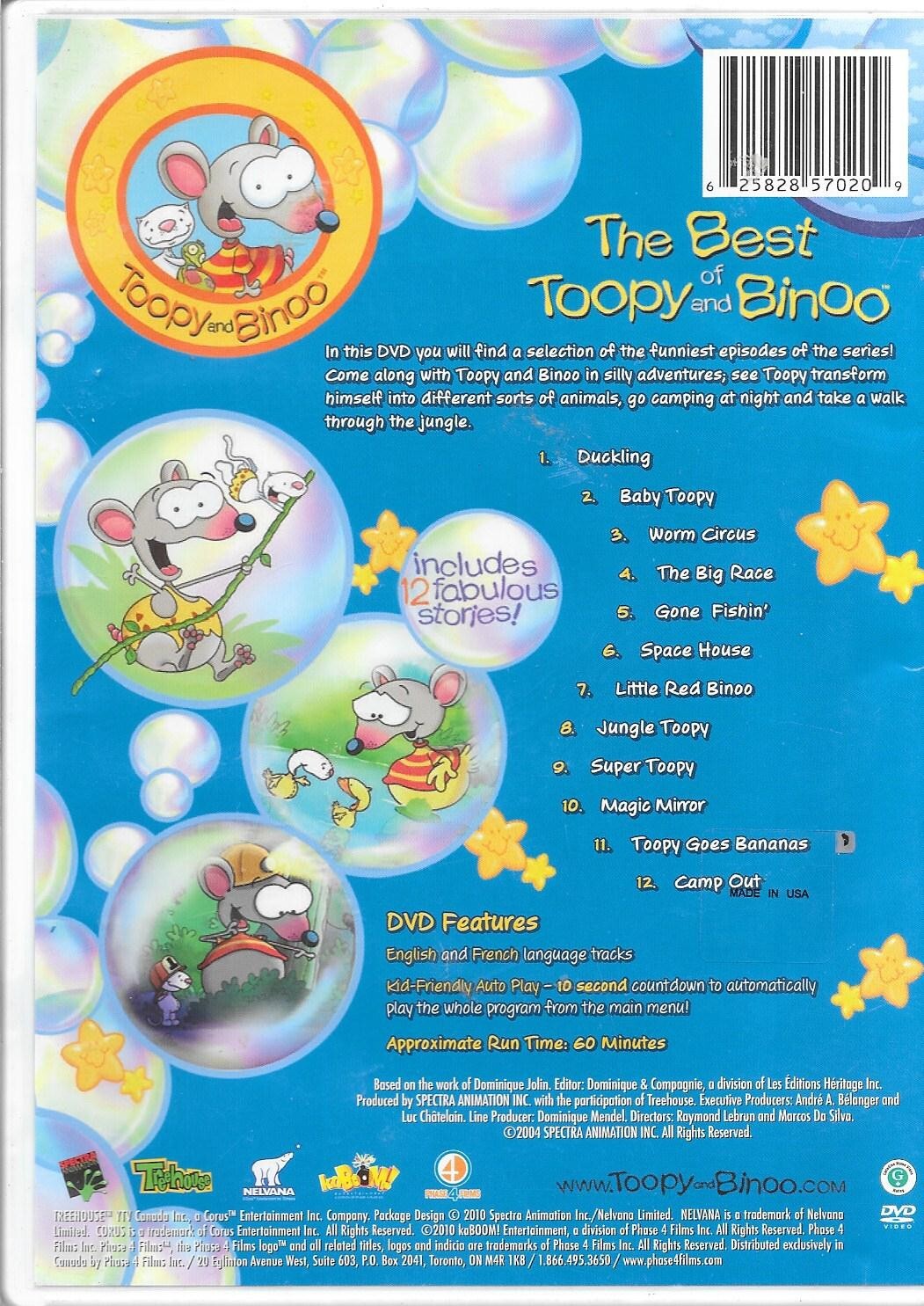 Toopy and Binoo: The Best of Toopy and Binoo (DVD, 2010) for sale ...