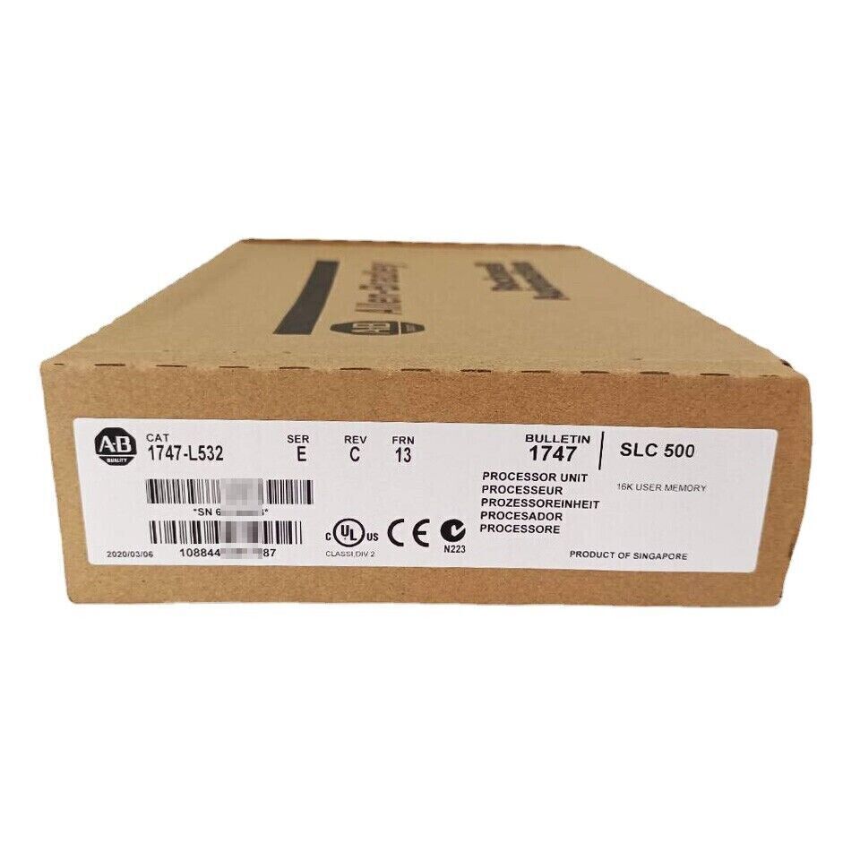 New Factory Sealed AB 1747-L532 /E SLC 500 SLC 5/03 CPU Processor Unit ...