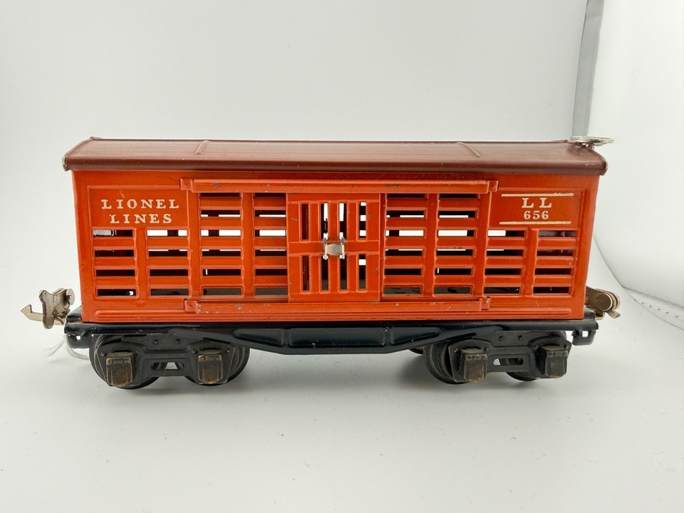 Lionel Prewar 656 Cattle Car with box - LATE COLORS | eBay