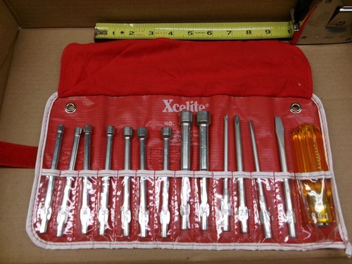 Xcelite Tools USA 14-Piece Nut Driver / Screw Driver Set with Tool Roll ...