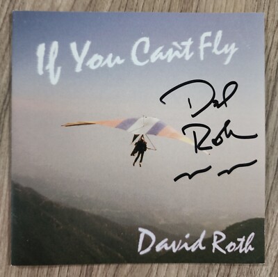 David Roth Signed If You Can't Fly CD Booklet RAD | eBay
