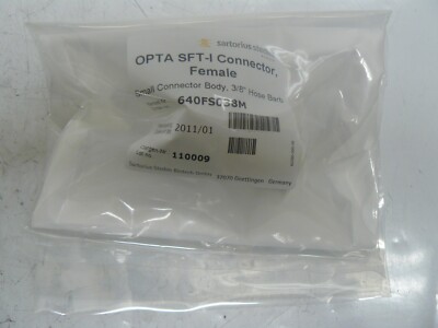 SARTORIUS 640FS038M OPTA SFT-I CONNECTOR SMALL BODY FEMALE 3/8" HOSE ...