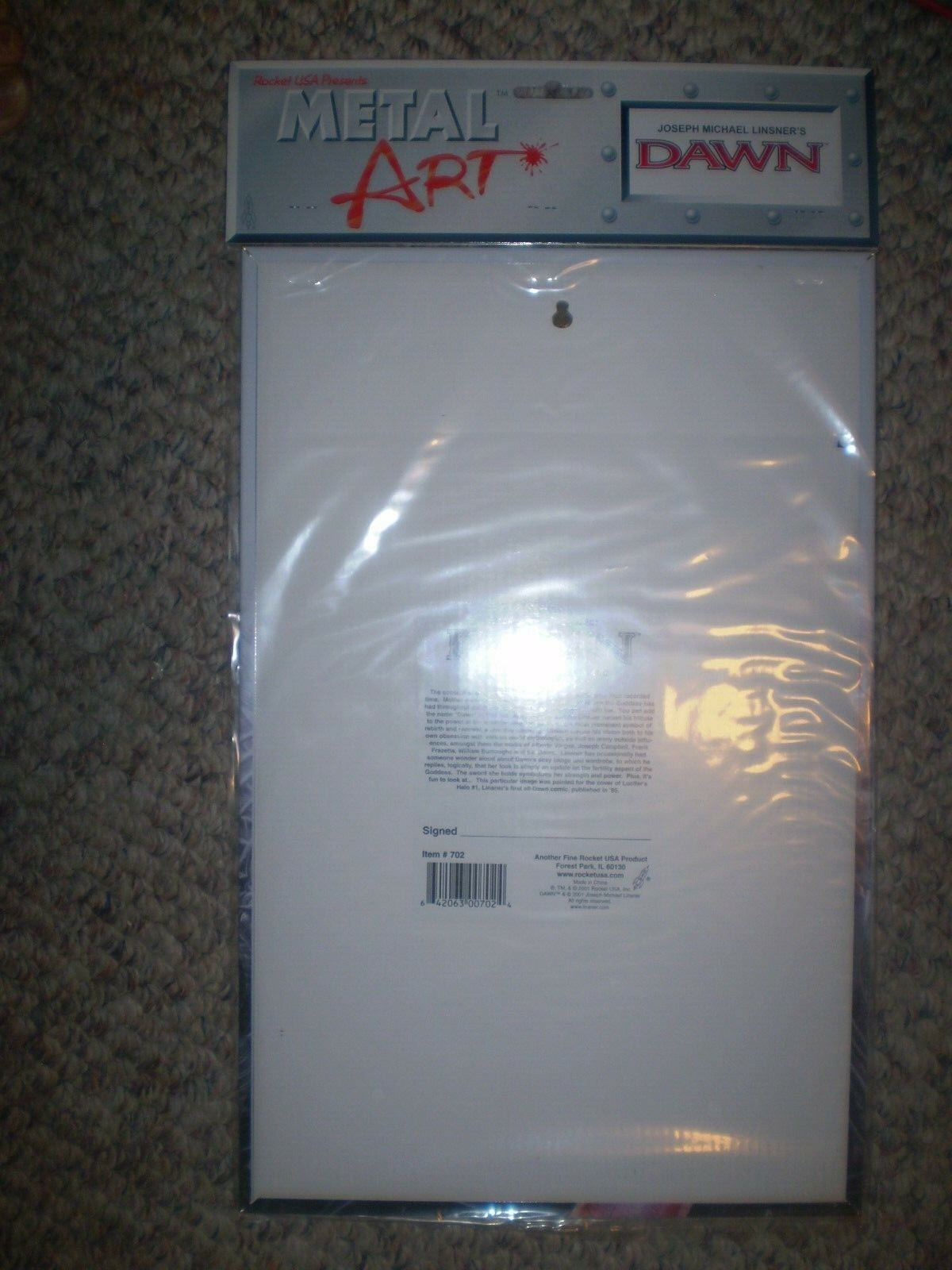 Linsner's Dawn Lucifer's Halo #1 (16 x 10) Metal Comic Art New hot sexy ...