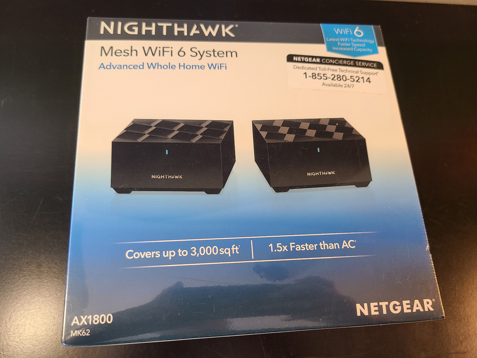 NETGEAR Nighthawk AX1800 (MK63-100NAS) 1.8Gbps Whole Home Mesh Wi-Fi ...