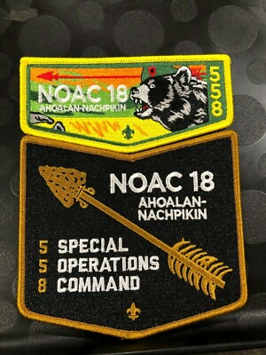 OA AHOALAN NACHPIKIN LODGE 558 2018 NOAC TWO PIECE SET | eBay