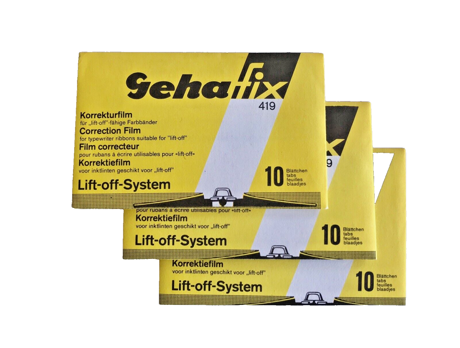 30 Sheets GEHA Fix/Lift-Off Correction Paper for All Correctable ...