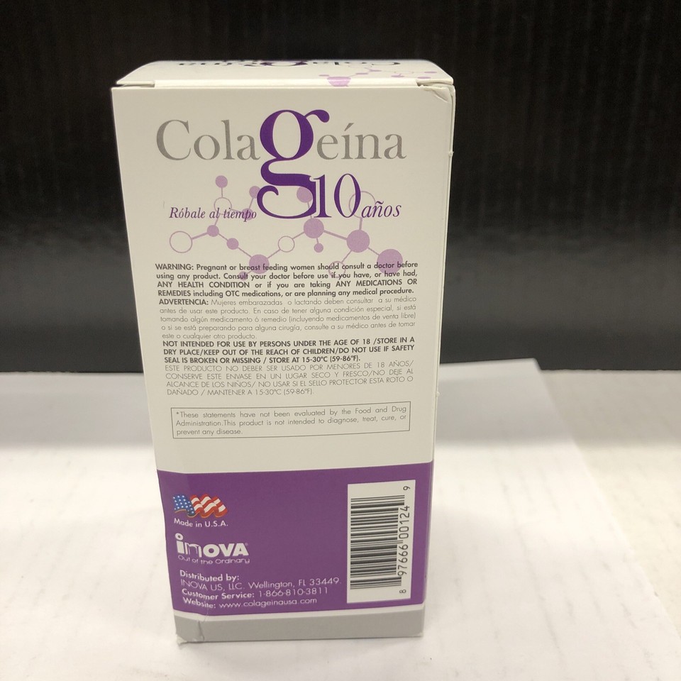 Colageina 10 Collagen Capsules with Vitamin C - 60 Capsules Anti-aging ...