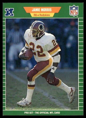 1989 Pro Set Jamie Morris Rookie Washington Redskins #438 | eBay
