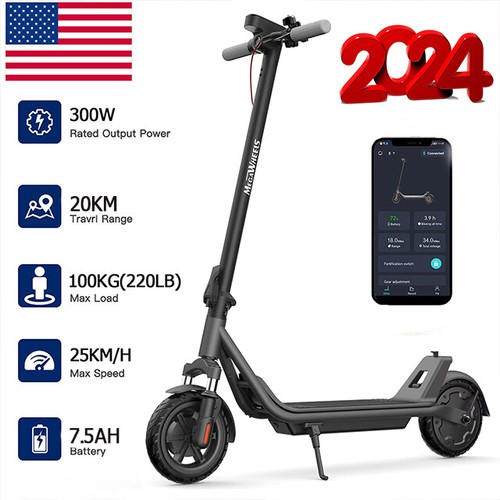 Electric Scooter Front Suspension Foldable E-Scooter Commuter for Adults Teens | eBay