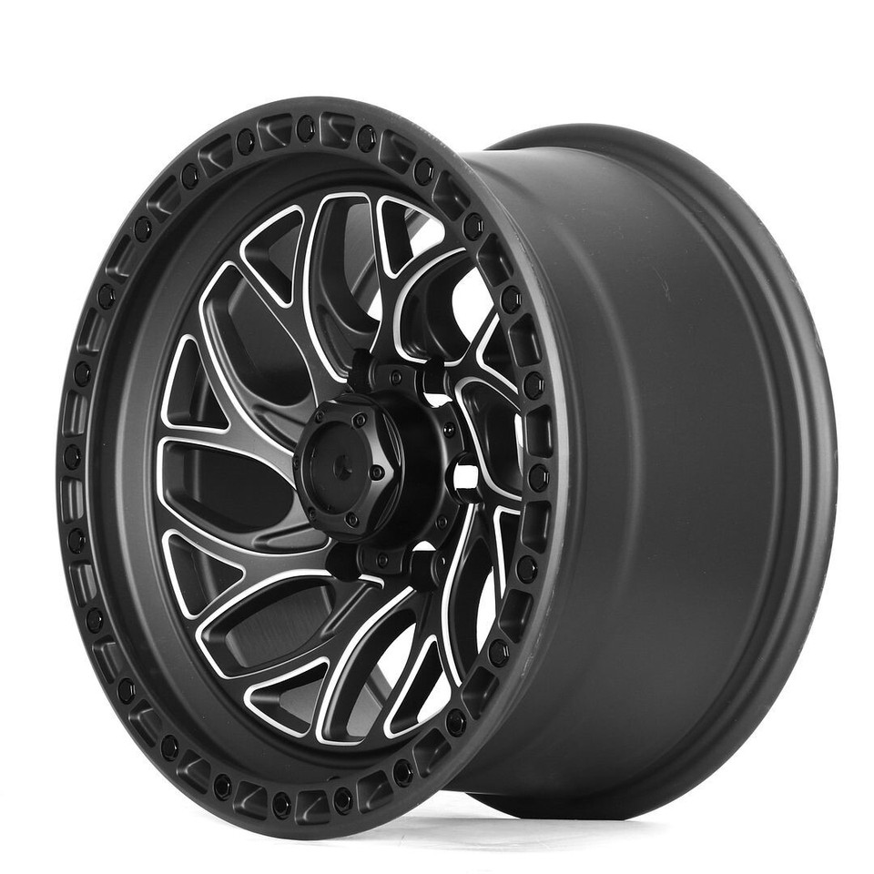 17" RUNNER OFFROAD STYLE BLACK WHEELS RIMS FITS 2019+ FORD RANGER ...