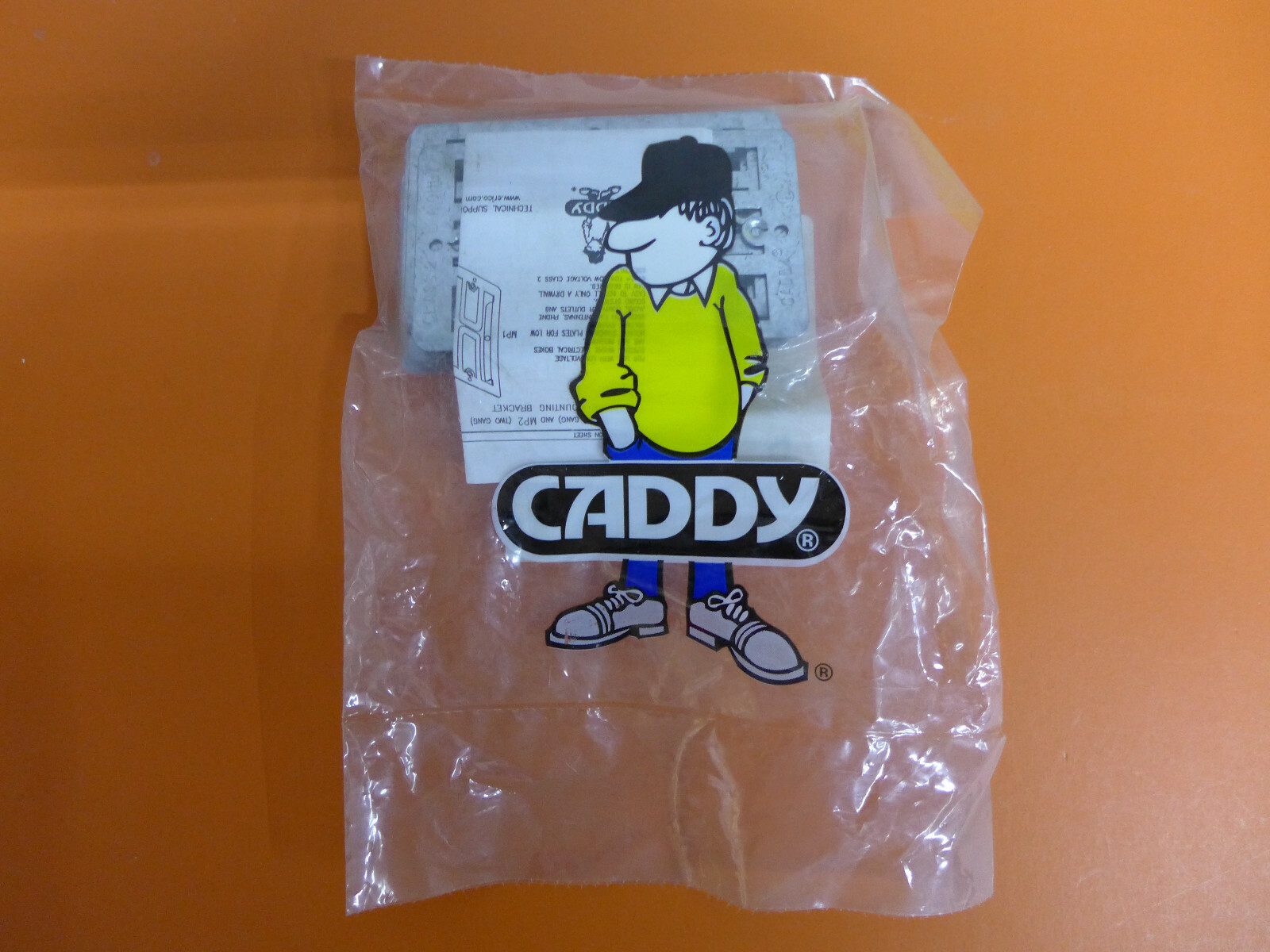 (LOT OF 10) Erico Caddy Fasteners Single Gang Low Voltage Mounting ...