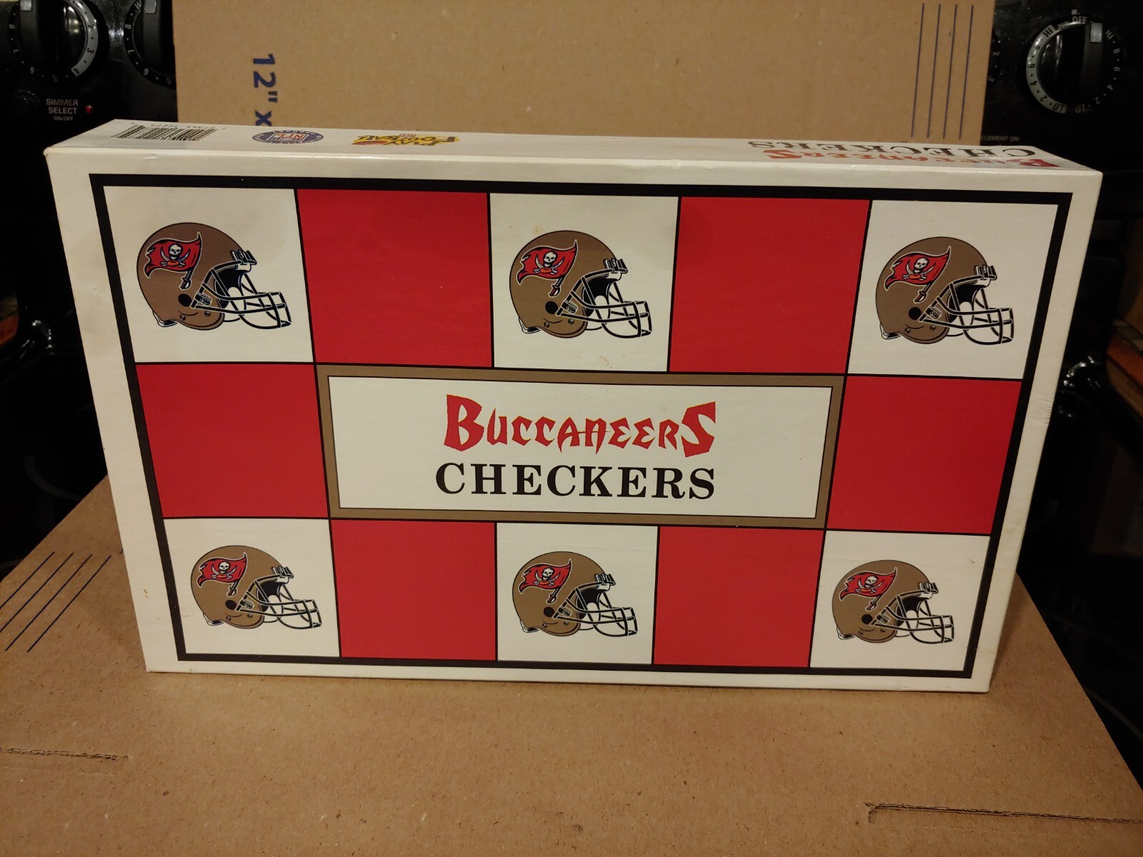 Tampa Bay Buccaneers Checkers Board Battle of the Bays. Tampa against ...