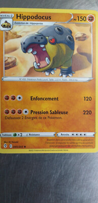 Karte Pokémon Hippodocus 085/203 Evolution Himmlische, Sorti Des ...