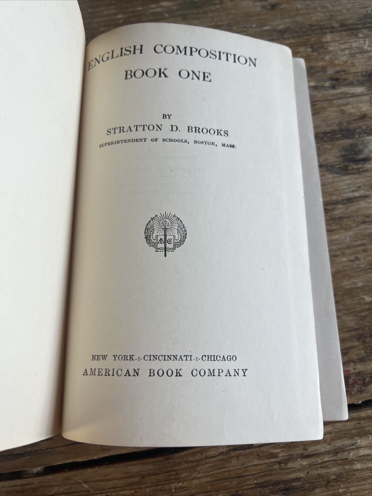 English Composition Book One by Stratton D. Brooks - Vintage 1911 1st ...