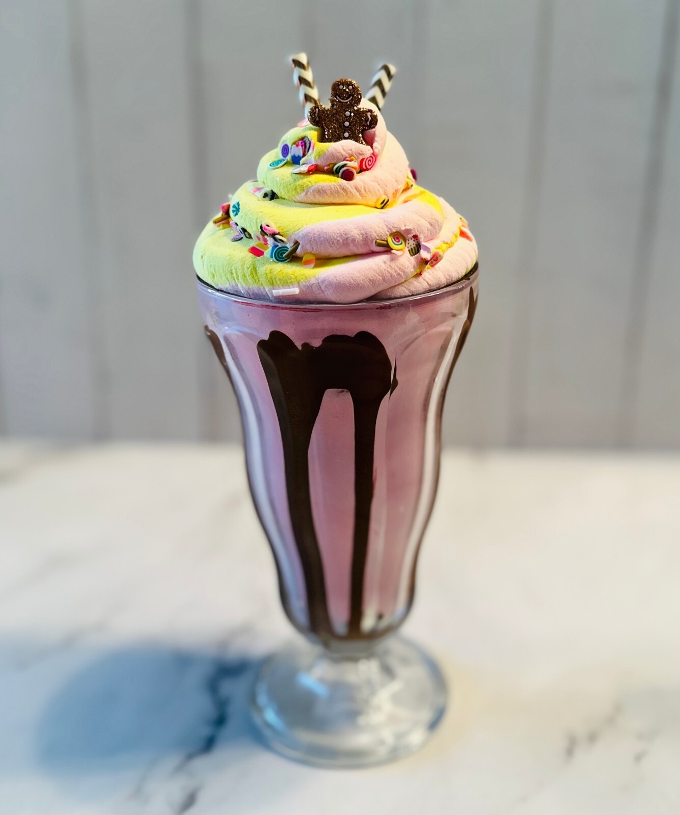 DEZICAKES Fake Milkshake Artificial Food Candy Land Fake Milkshake | eBay