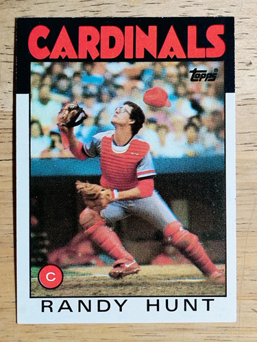 1986 Topps #218 Randy Hunt | eBay