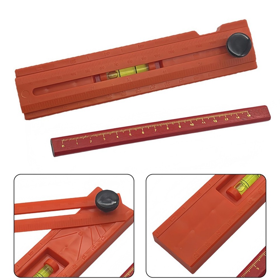Foldable Marking Ruler Gauge with Multiangle Use for Woodworker ...