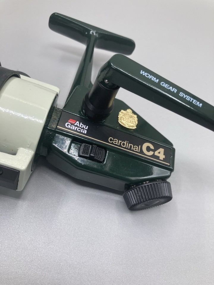 1984 Vintage Abu Garcia Cardinal C4 Special Green Body Spinning Reel ...