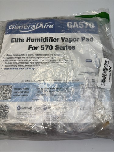 Lot Of 2 GeneralAire GA10 570 Vapor Pad Water Panel Humidifier Filter ...