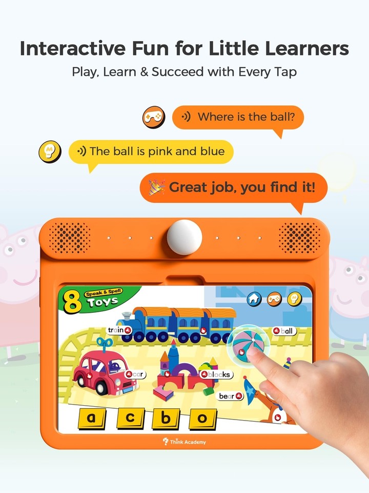 Kids Learning Pad - 70 Themes Expendable Educational Tablet to Learn ...